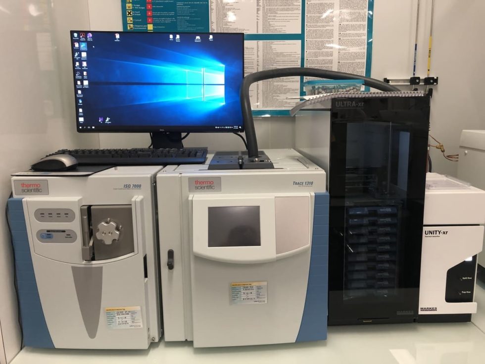 Système GC MS THERMO GC1310/ISQ 7000 et TD MARKES Unity XR - CAP-LAB